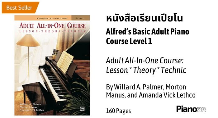 Alfred’s Basic Adult Piano Course Level 1 Book | Pianoze